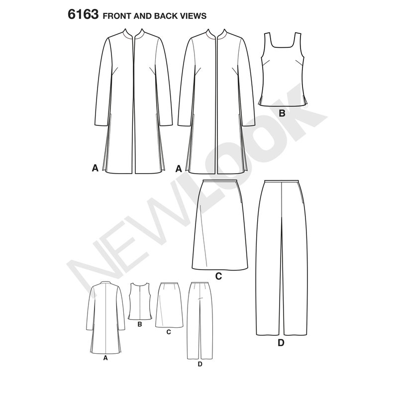 Sewing Pattern for Women's Tops, Pants, Cardigan, and Skirt, Tank Top ...