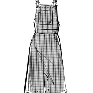 Sewing Pattern for Womens Dress, Womens Overalls, Denim Jumper, Overall ...