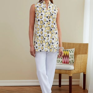 Easy Sewing Pattern for Women's Tops, Tank Top Blouse Pattern, Pullover ...