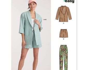 Sewing Pattern for Women's Tops, Pants, Jacket, and Skirt, Blazer ...