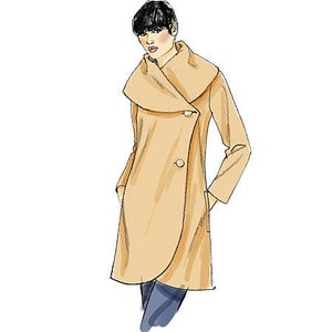 Vogue Sewing Pattern for Womens Jacket and Vest Button Front - Etsy