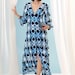 Easy Vogue Sewing Pattern for Women's Dress, Maxi Dress Pattern, Deep V ...