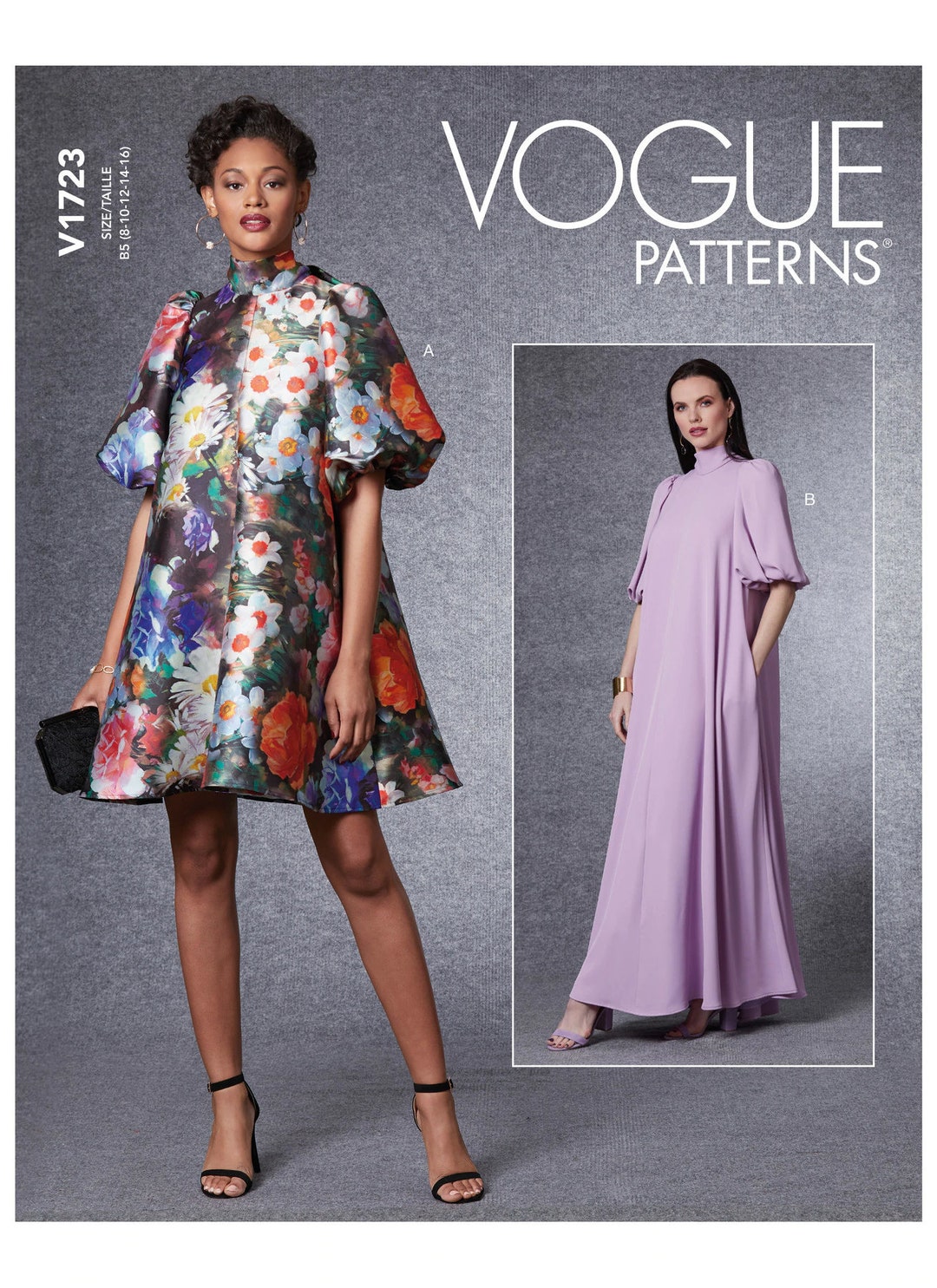 Vogue Sewing Pattern for Women's Dress, Special Occasion Dress, Balloon ...