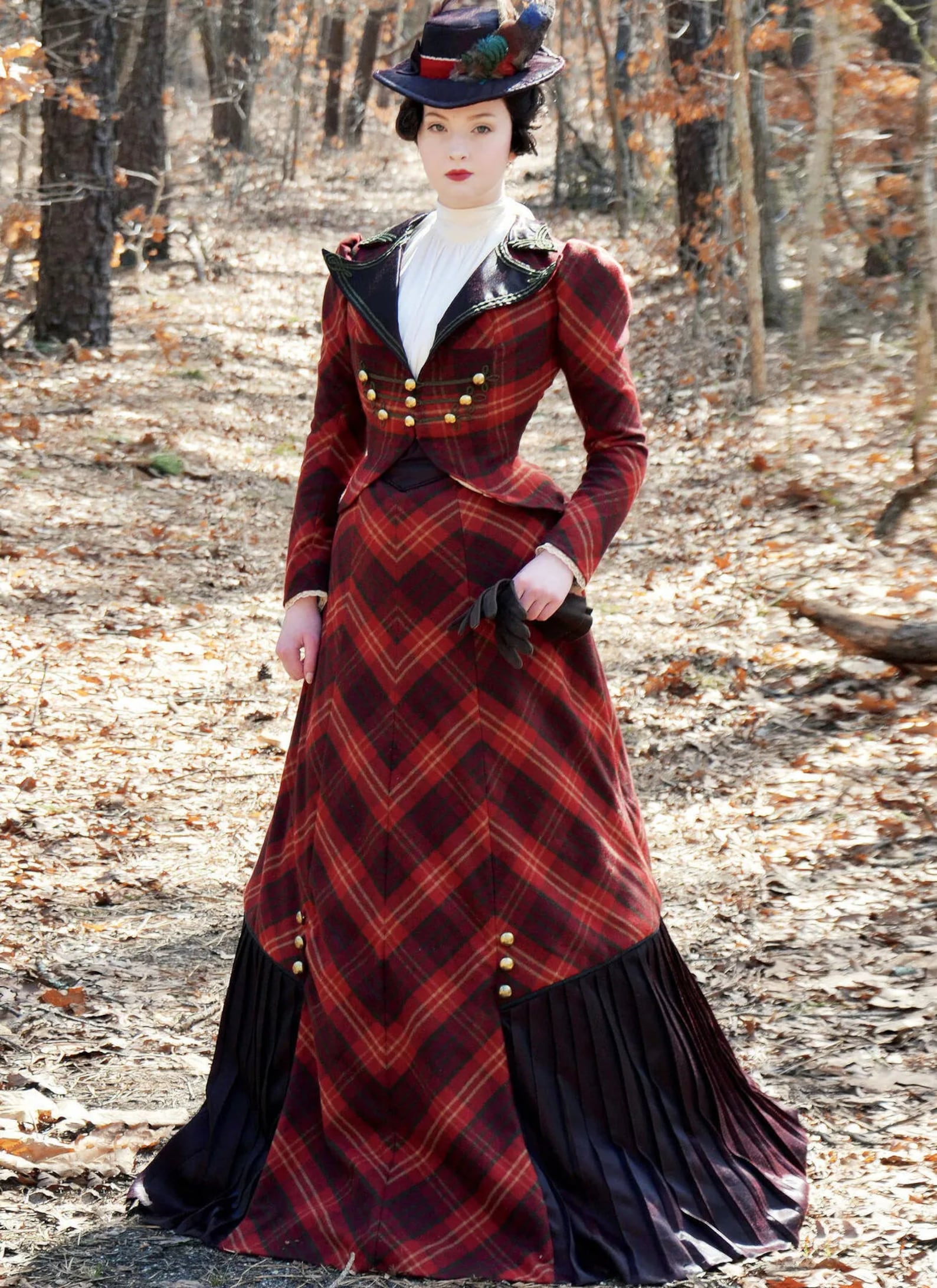 Sewing Pattern for Womens Costume Jacket and Skirt, 1800s Walking Dress ...