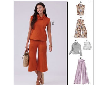 Sewing Pattern for Women's Tops, Dress, and Pants, Maxi Dress, Tank Top ...