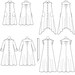 Sewing Pattern for Women's Dress Shirt Dress Pattern - Etsy