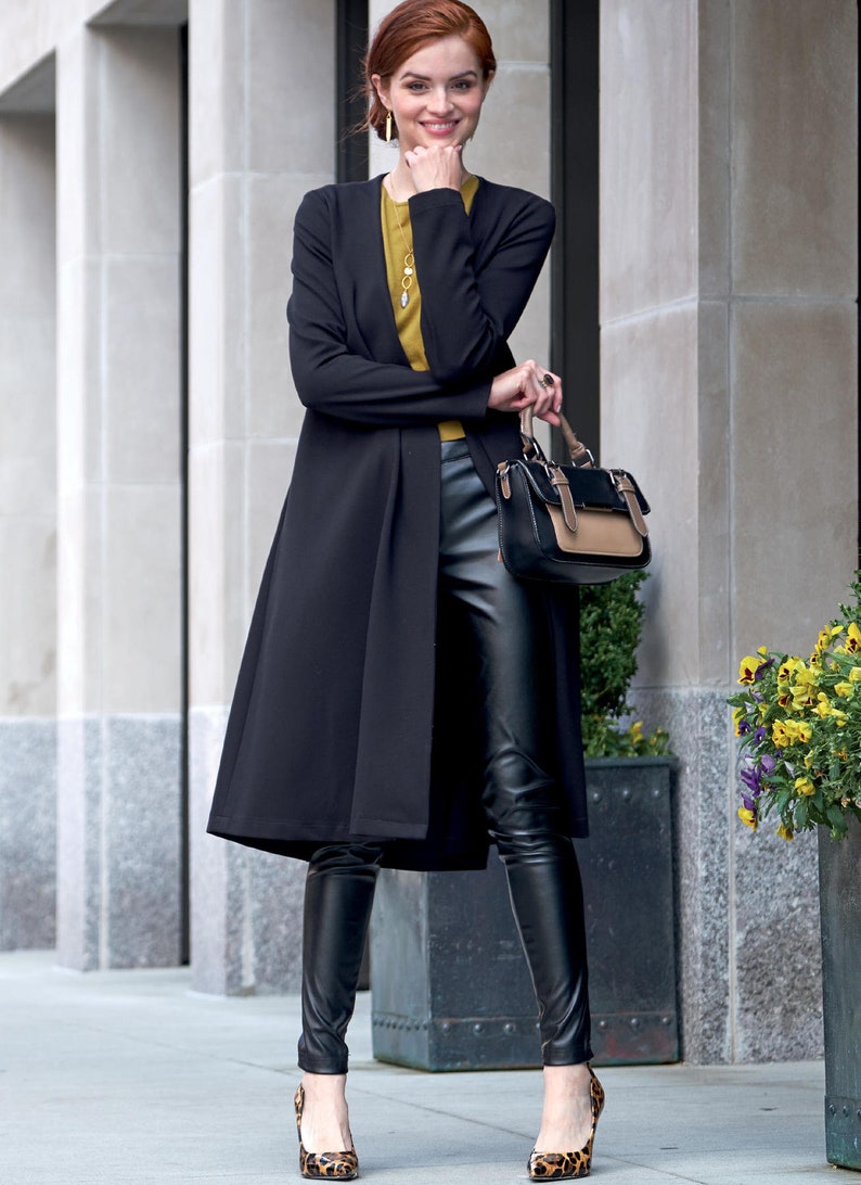 Sewing Pattern for Womens Jacket Belted Jacket Knit - Etsy