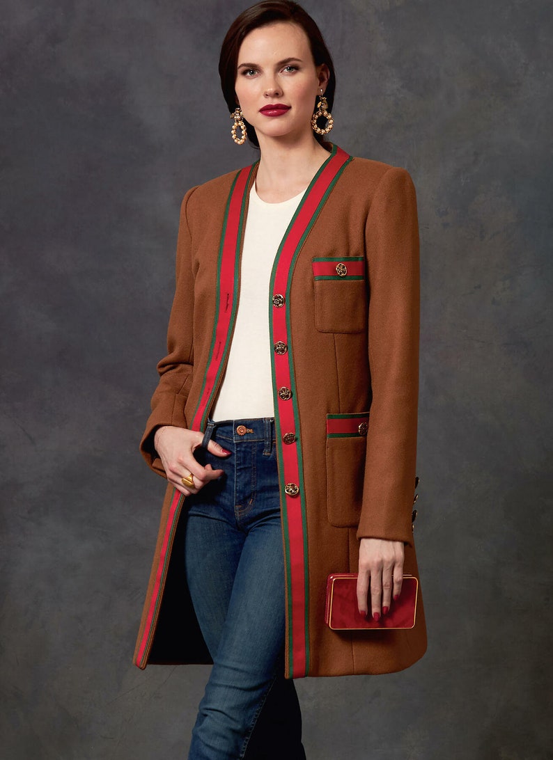 Easy Vogue Sewing Pattern for Women's Jacket, Dress, and Skirt, Lined ...