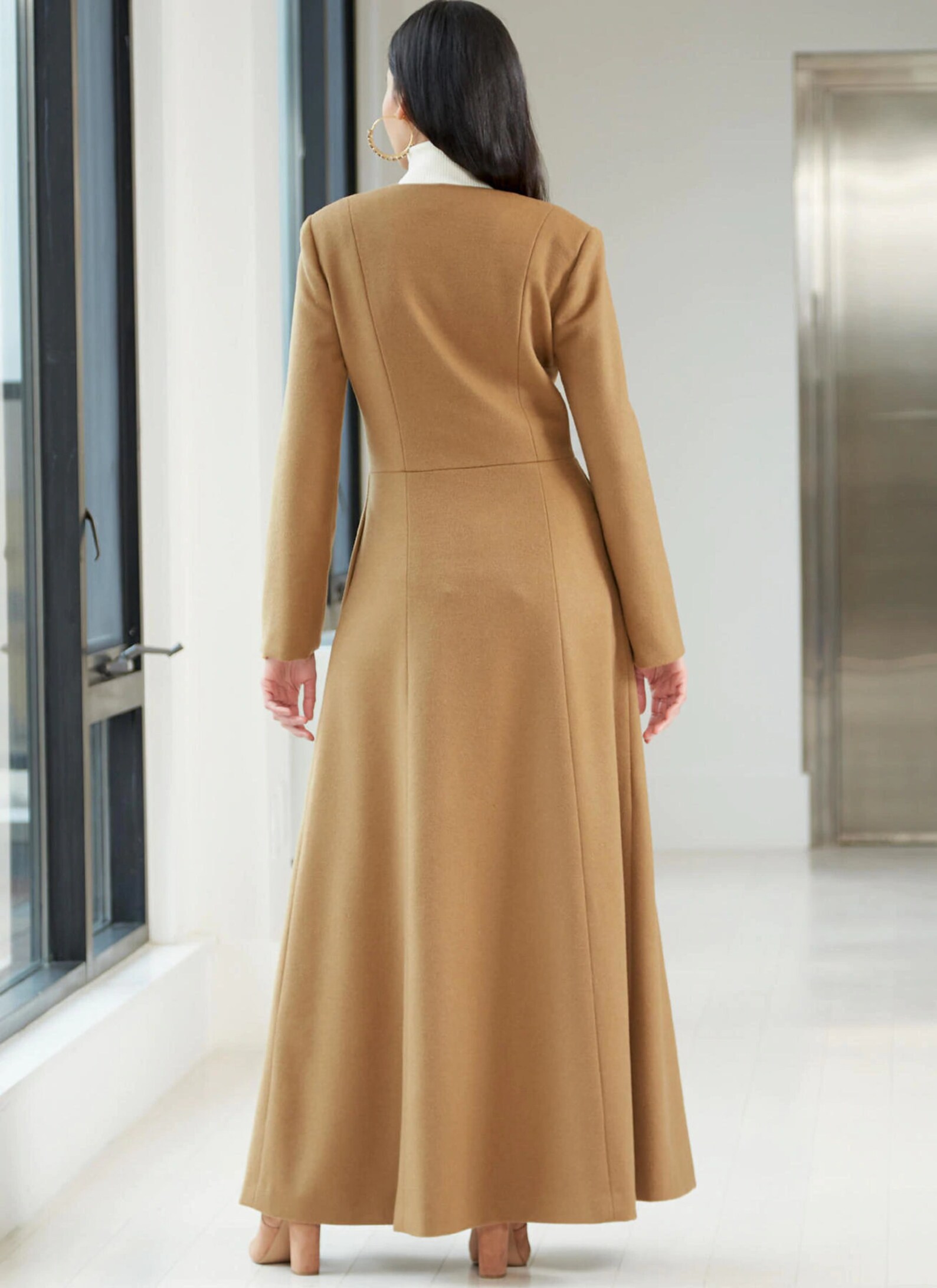 Sewing Pattern for Womens Jacket, Lined Coat Pattern, Winter Jacket ...