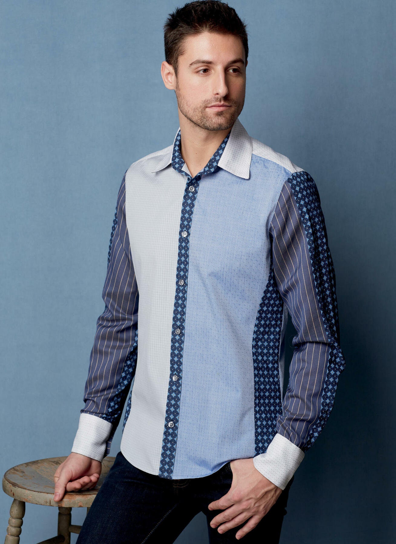 Vogue Sewing Pattern for Men's Shirts Button up Shirt - Etsy
