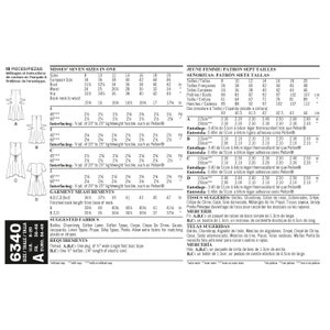 Sewing Pattern for Womens Dress, Sleeveless Dress, Pullover Dress ...