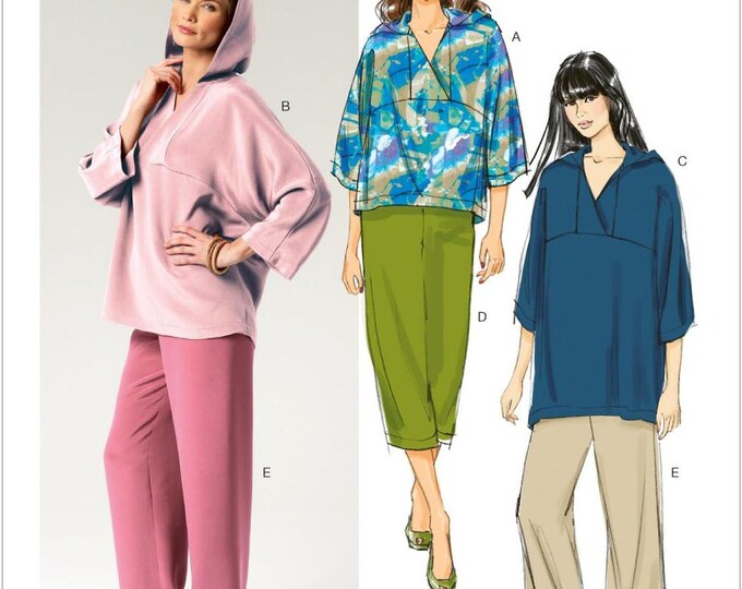 Easy Sewing Pattern for Women's Top and Pants, Womens Tunic, Knit Tops ...