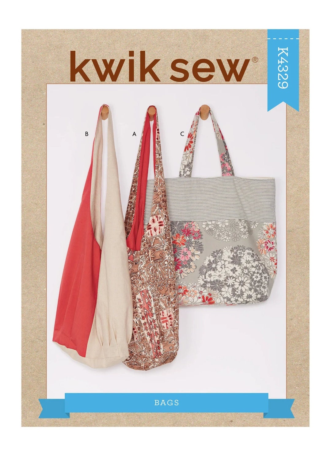 Sewing Pattern for Tote Bags, Shoulder Bag, Reusable Grocery Bag ...