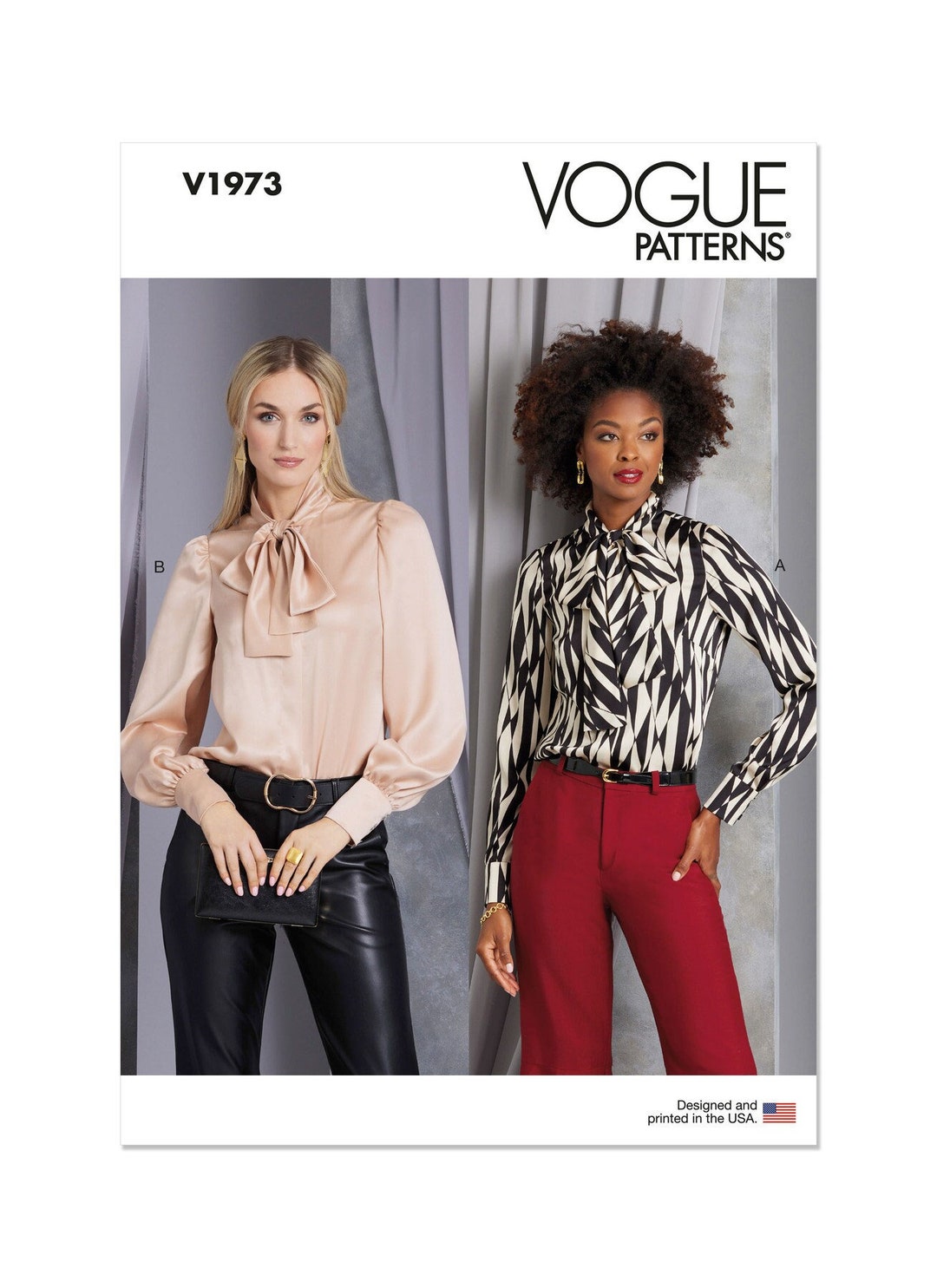Easy Vogue Sewing Pattern for Womens Tops, Womens Tunic, Button Front ...