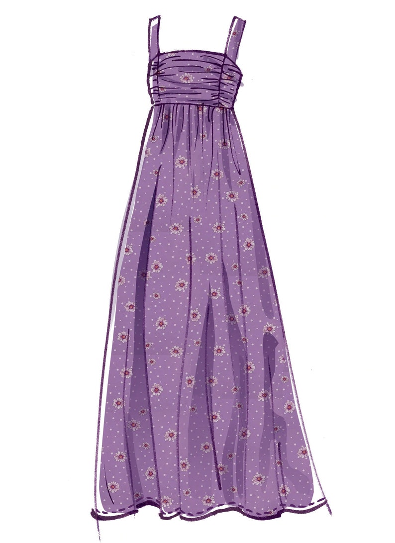 Sewing Pattern for Women's off Shoulder Dress Gathered - Etsy