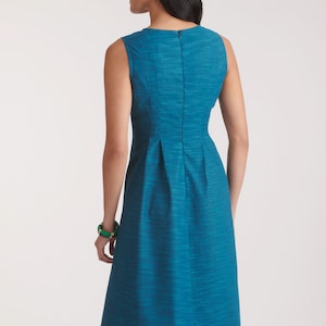 Sewing Pattern for Women's Dress, Pleated Dress, Sleeveless Dress ...