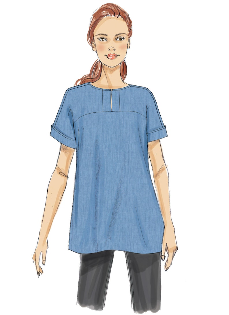 Easy Sewing Pattern for Women's Tops Long Sleeve Tops - Etsy