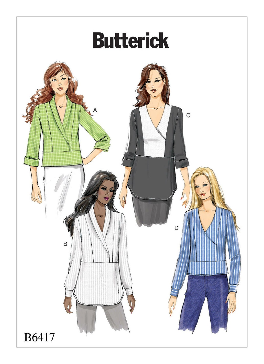 Sewing Pattern for Women's Tops Loose Fitting Tops - Etsy