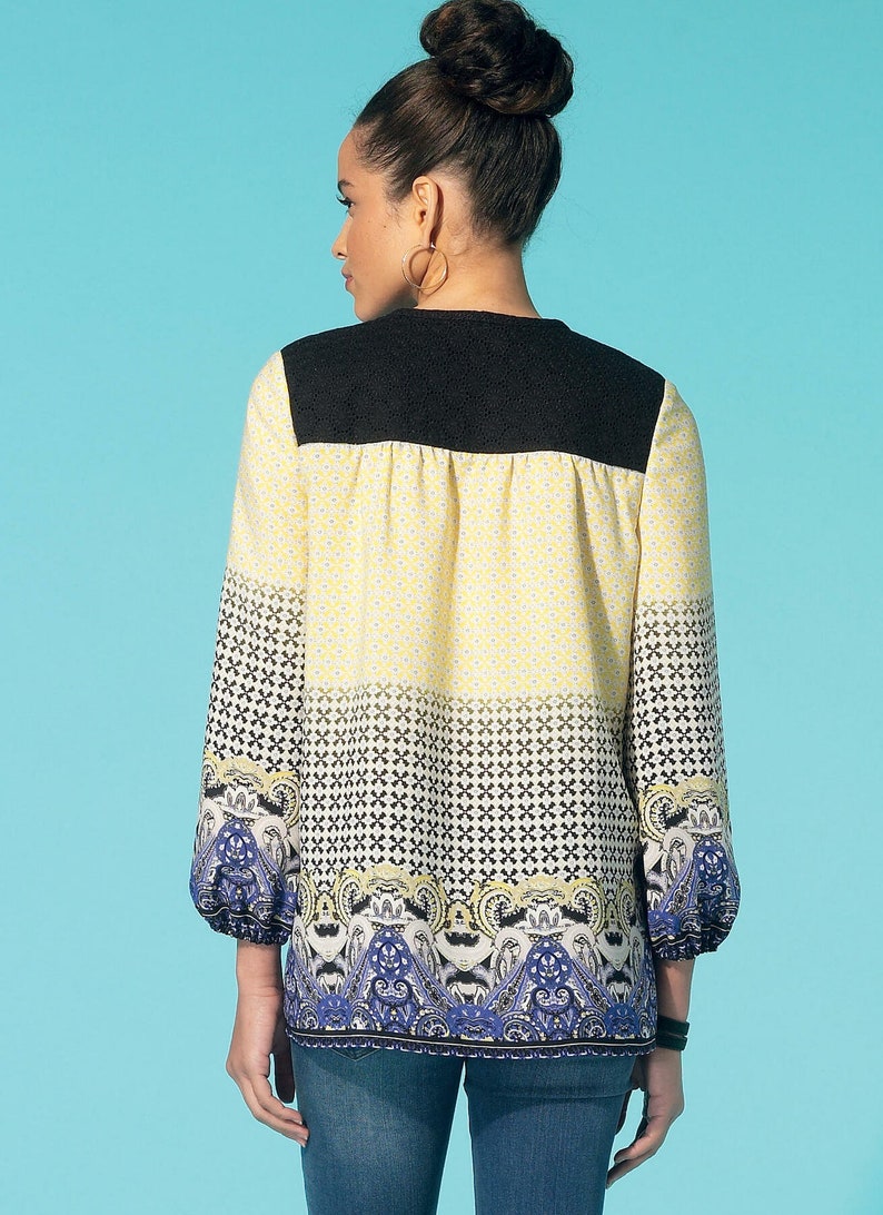 Easy Sewing Pattern for Women's Tops, Boho Tops, Pullover Tops, Womens ...