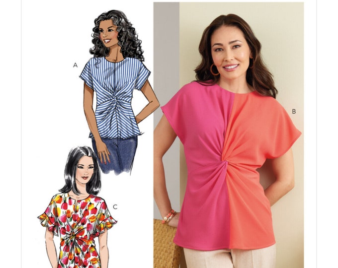 Sewing Pattern for Women's Tops, Short Sleeve Tops, Womens Tunic ...