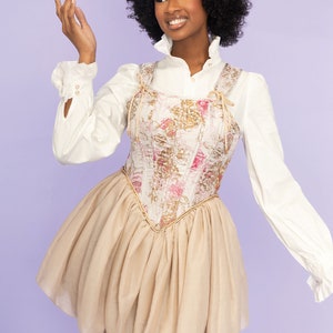 Sewing Pattern for Womens Boned Corset, Lace Back Corset Pattern ...