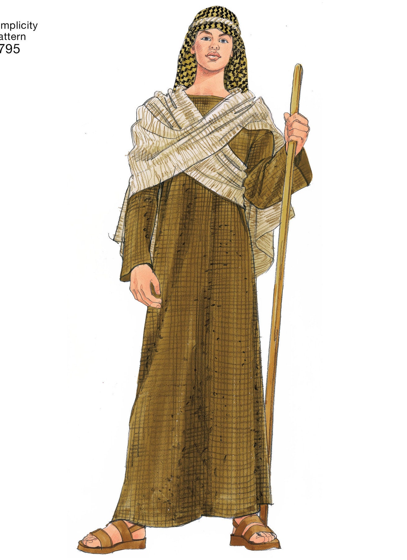 Sewing Pattern for Adult Costumes, Biblical Costume, Nativity Costume ...