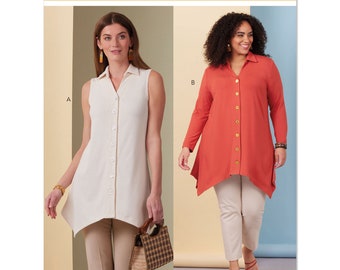 Easy Sewing Pattern for Women's Tops, Pants, and Skirt, Pullover Tops ...