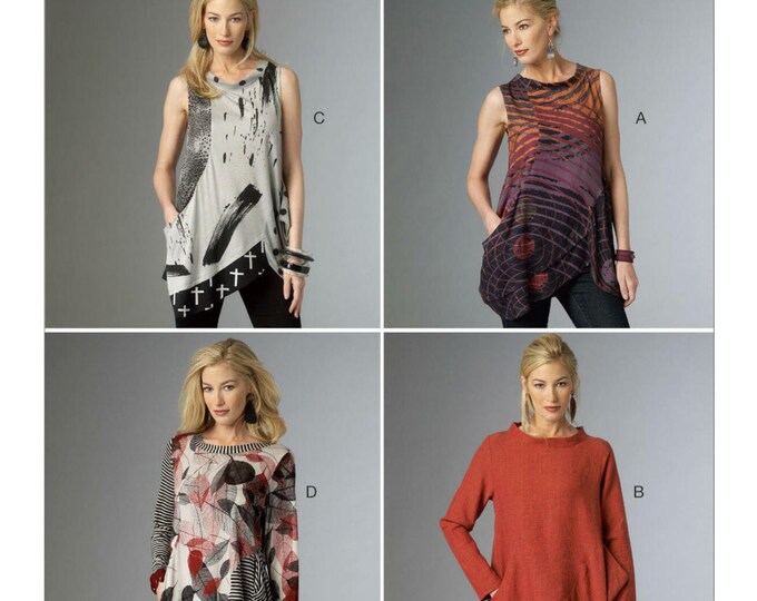 Sewing Pattern for Women's Tops, Tank Top, Pullover Tops, Womens Tunic ...