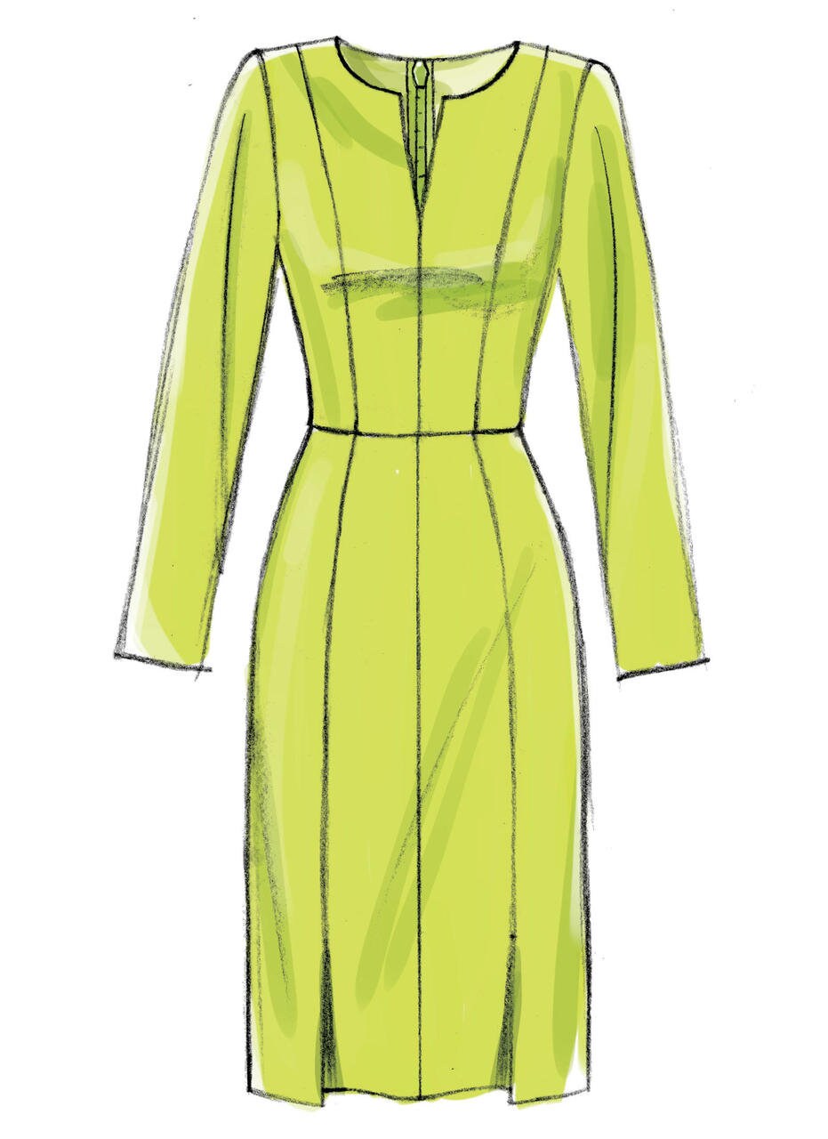 Easy Vogue Sewing Pattern for Womens Dress, Summer Dress, Princess Seam ...