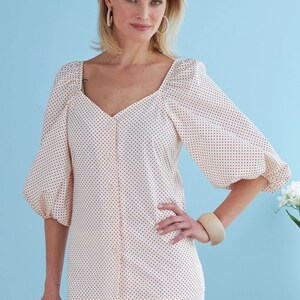 Sewing Pattern for Women's Tops Puff Sleeve Top Pattern | Etsy