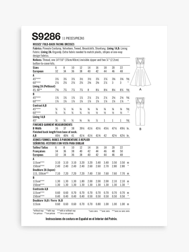 Easy Sewing Pattern for Women's Dress, Formal Dress, Fit and Flare ...