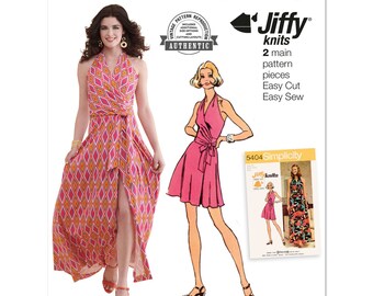 Sewing Pattern for Women's Dress, Wrap Dress, Summer Dress, Sleeveless ...