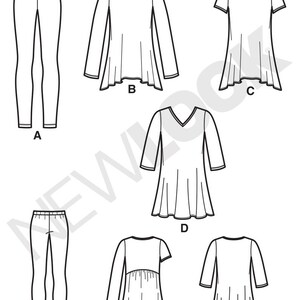 Easy Sewing Pattern for Women's Knit Tops and Knit - Etsy