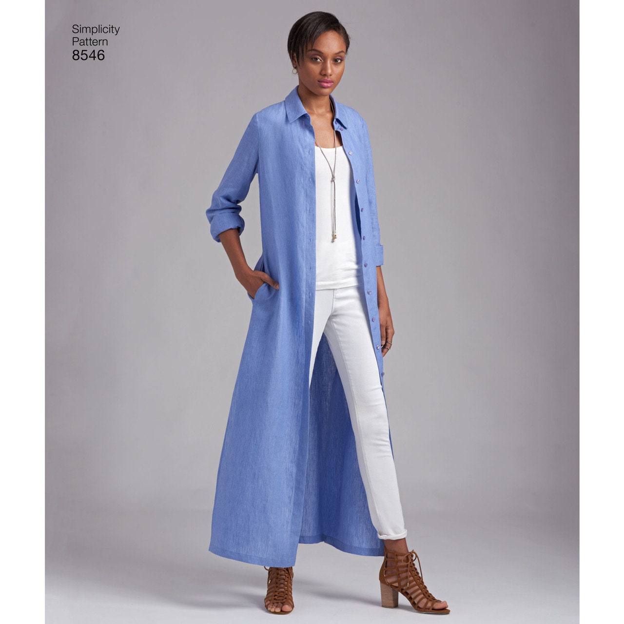 Sewing Pattern for Womens Dress, Shirt Dress, Summer Dress, Button ...