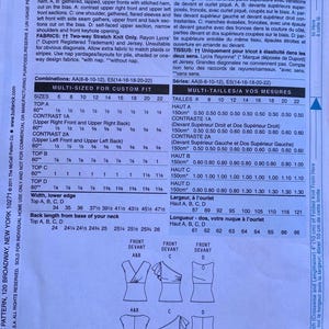 Easy Sewing Pattern for Womens Tops, Knit Tops, Pullover Tops, Fitted ...