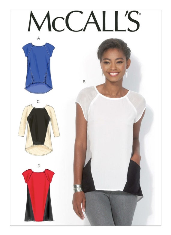 Sewing Pattern for Womens Tops Short or Long Sleeve Tops - Etsy