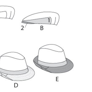 Vogue Sewing Pattern for Mens Hats, Ivy Cap, Newsboy Hat, Vogue 8869 ...