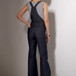 Sewing Pattern for Womens Overalls and Jeans, Denim Overalls Pattern ...