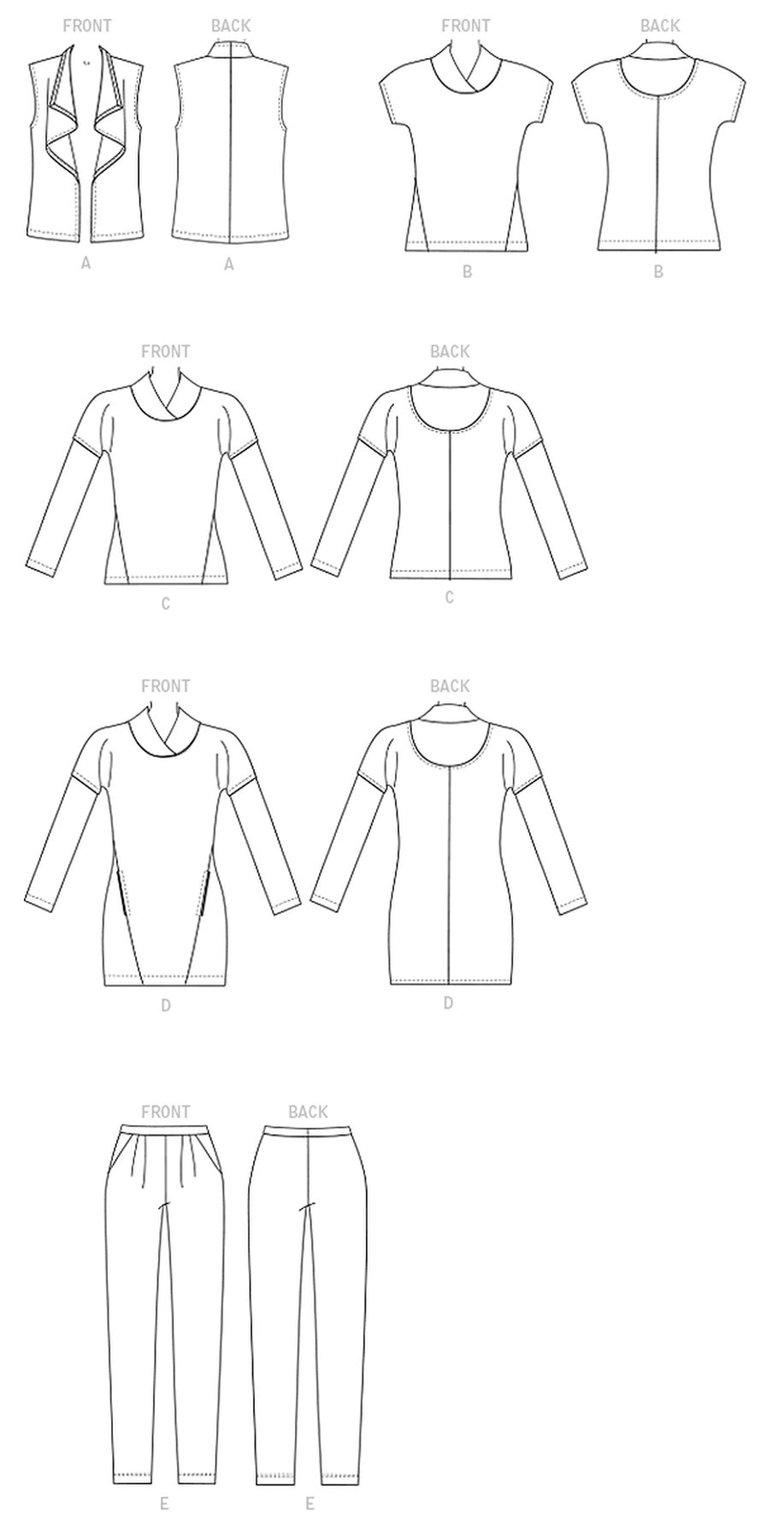 Easy Sewing Pattern for Women's Vest Top Dress and - Etsy