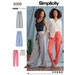 Vogue Sewing Pattern for Womens Pants, Wide Leg Pants, Cropped Pants ...