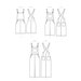 Sewing Pattern for Womens Dress, Womens Overalls, Denim Jumper, Overall ...