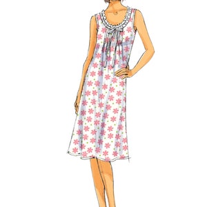 Sewing Pattern for Womens Pajamas, Nightgown Pattern, Camisole, Womens ...