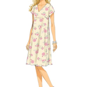 Easy Sewing Pattern for Womens Dress, Pullover Dress Pattern, Summer ...