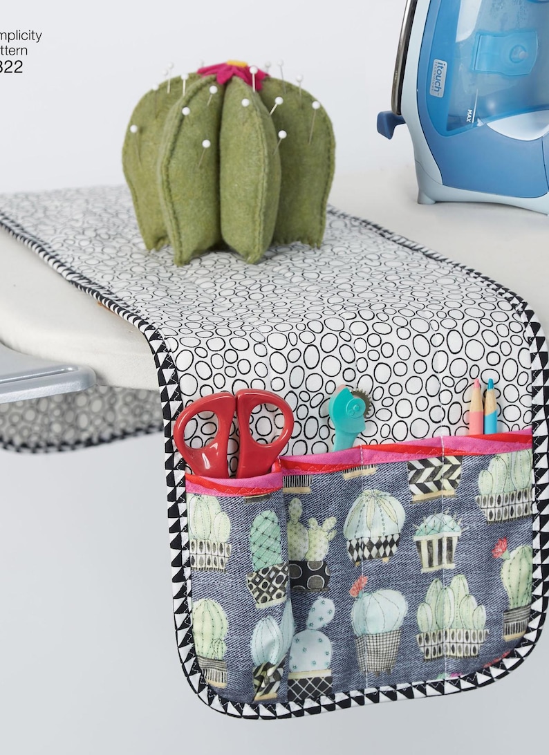 Sewing Pattern for Sewing Machine Cover, Ironing Board Organizer, Iron ...