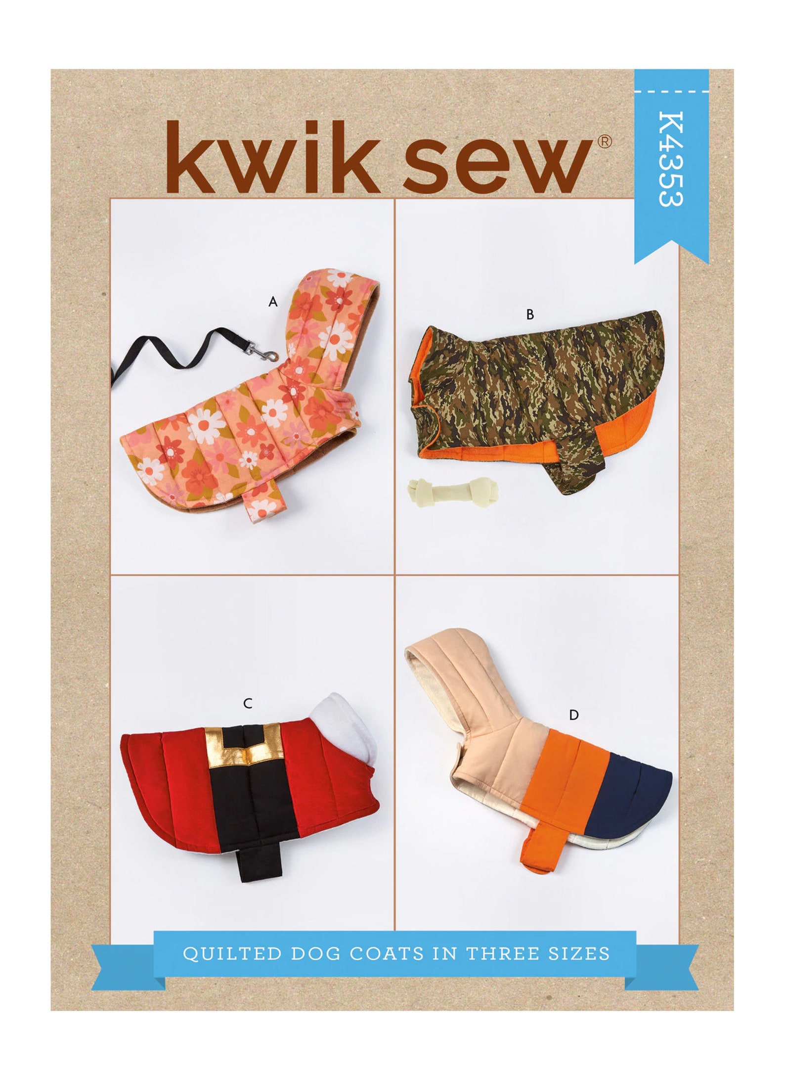 Sewing Pattern for Dog Coats Pet Clothing Large Dog Jackets - Etsy