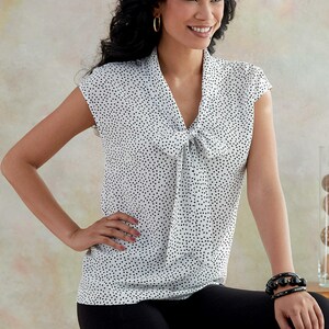 Easy Sewing Pattern for Women's Tops, Short Sleeve Tops, Pullover Tops ...