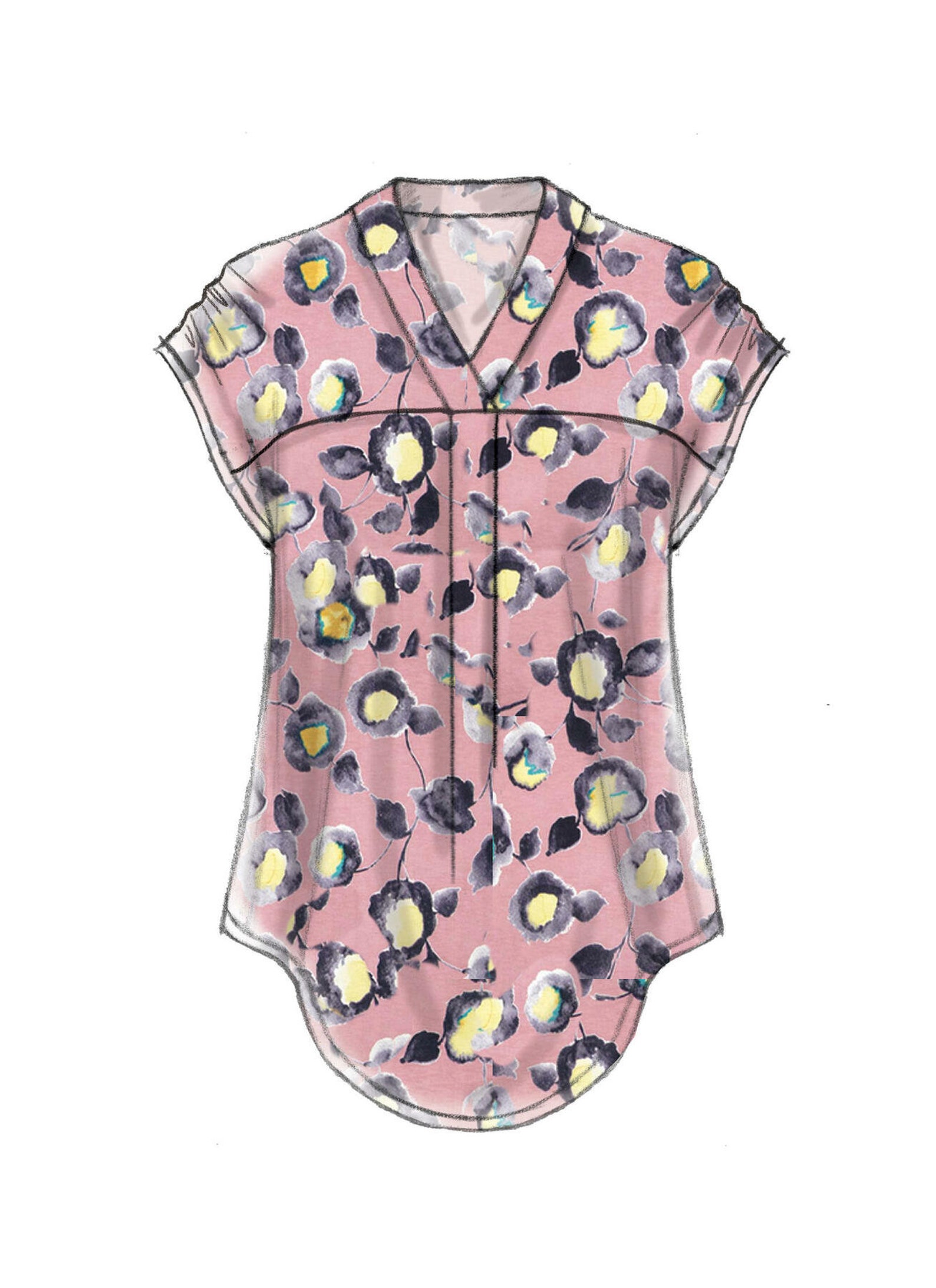 Easy Sewing Pattern for Women's Tops and Tunics Dolman - Etsy UK