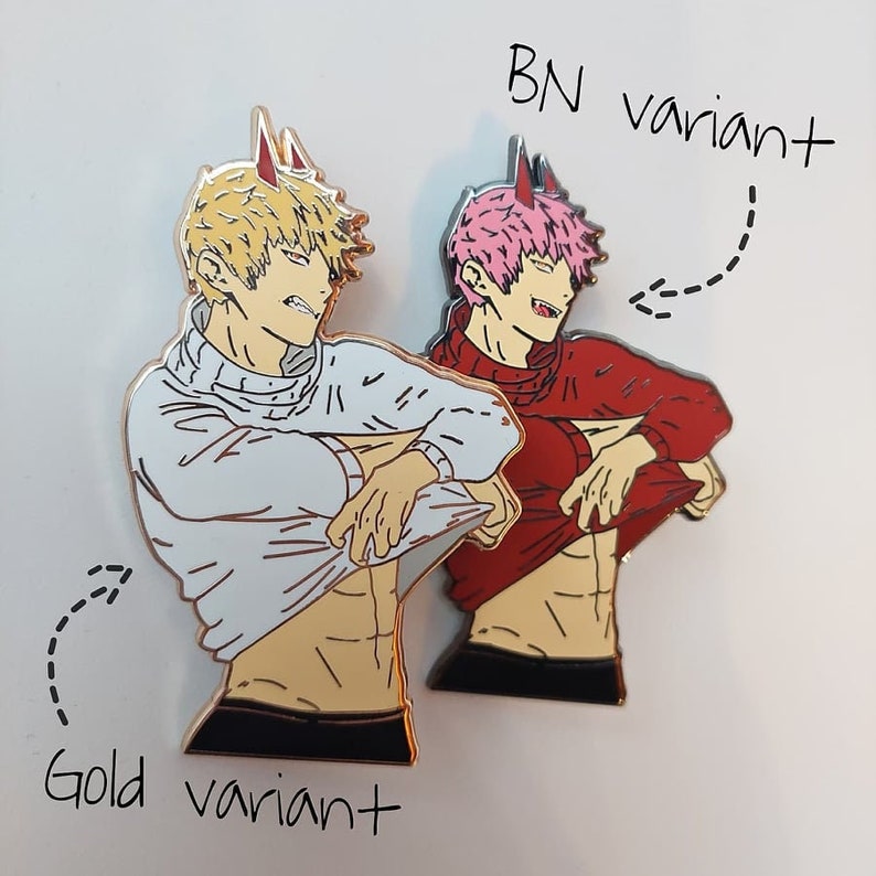 CSM Power Genderbend Enamel Pin - Etsy