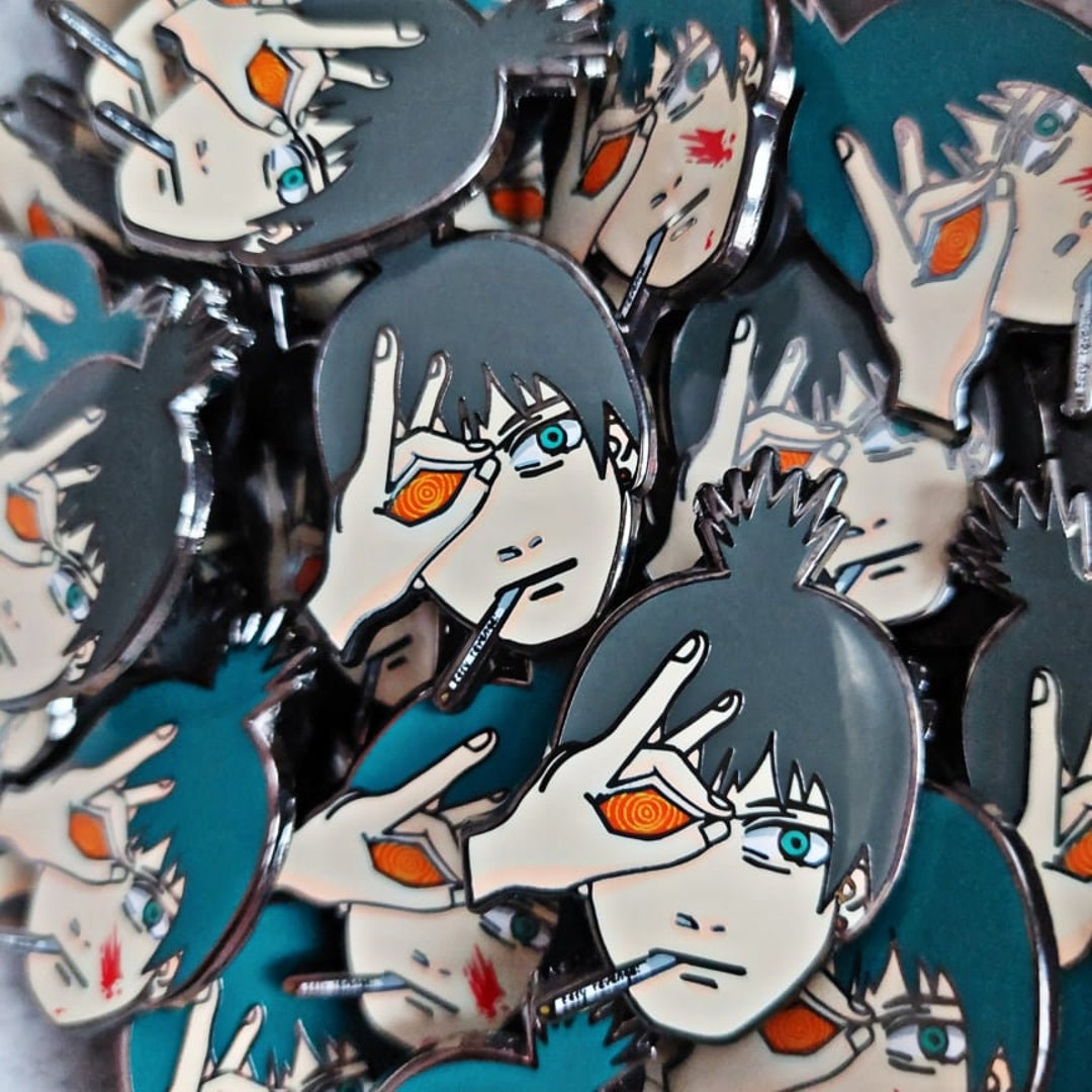 CSM Aki Head Enamel Pin - Etsy