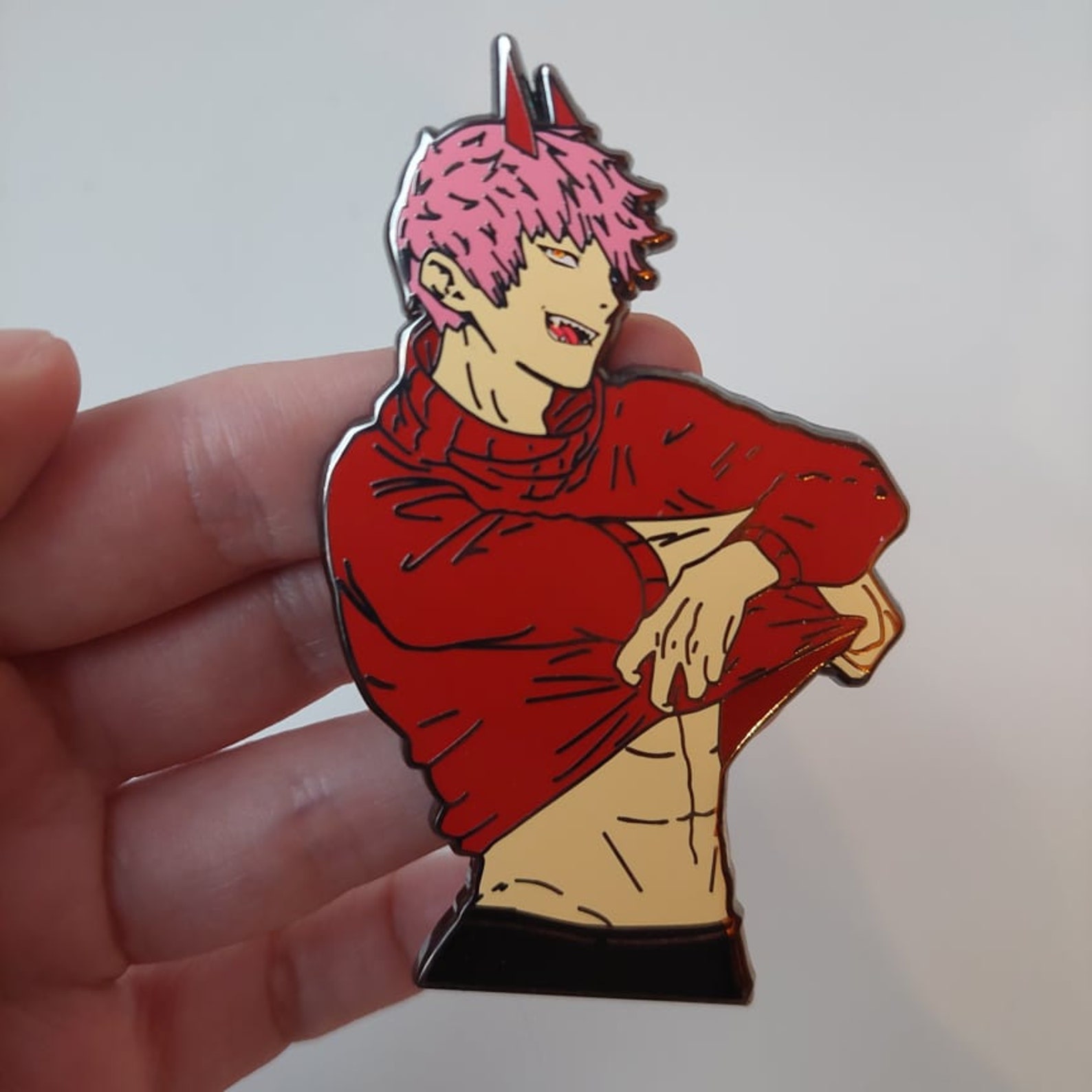 CSM Power Genderbend Enamel Pin - Etsy